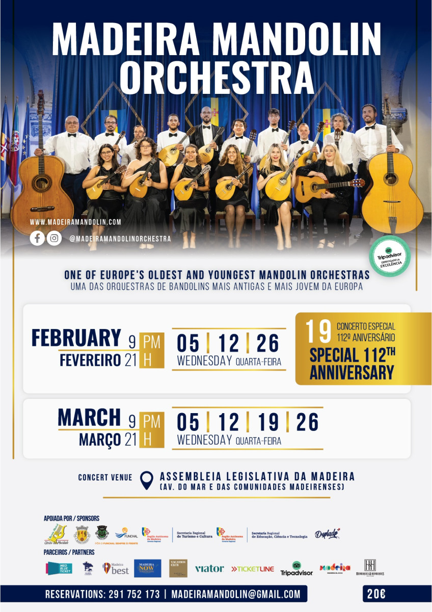 Mandolin Orchestra Weekly Concerts - Events Madeira